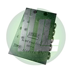 Lincoln Industrial 619-26844-1 SSV Divider Valve, 10 Outlets, Carbon S ...