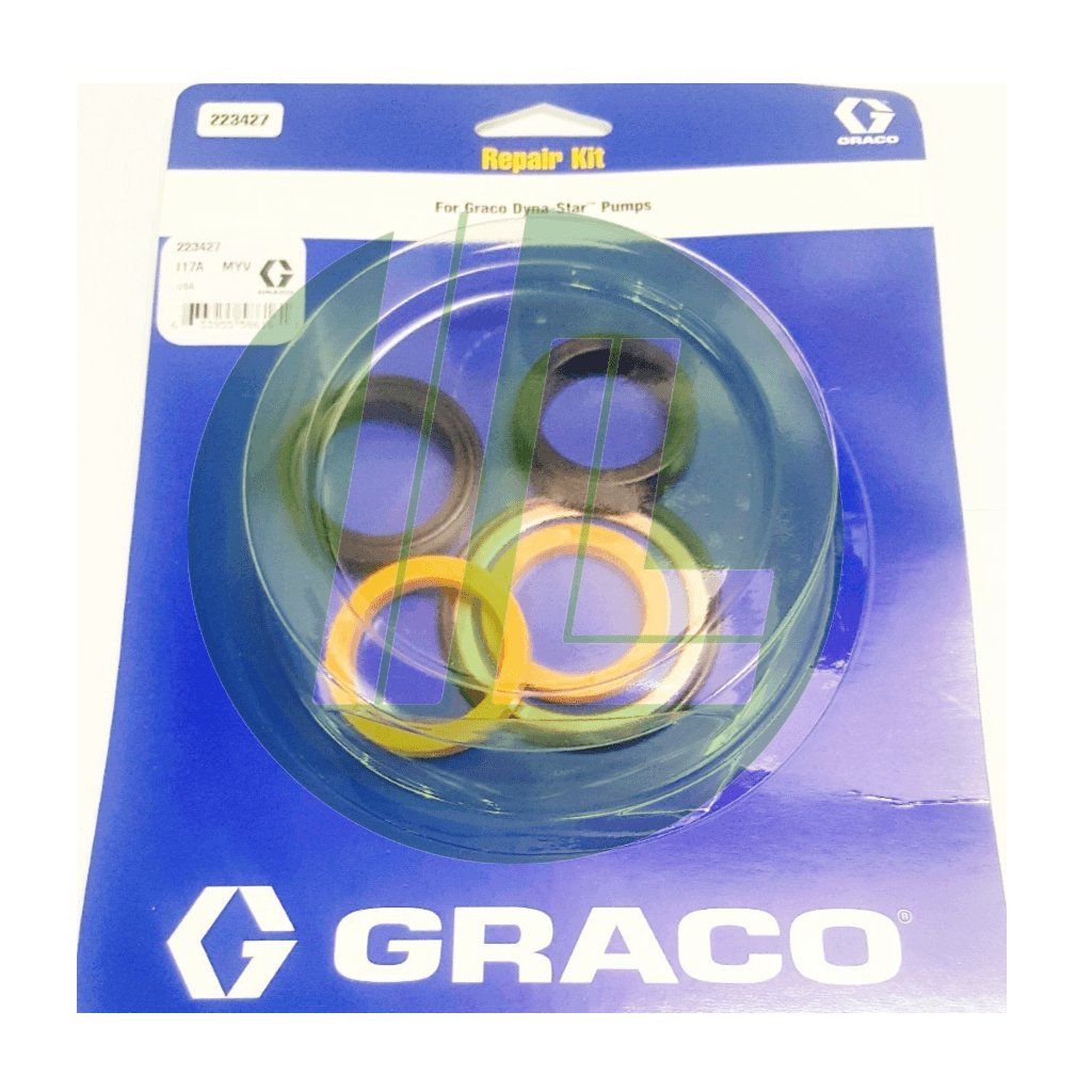 Graco 223427 Repair Kit for Dyna-Star Hydraulic Reciprocator and Pump ...