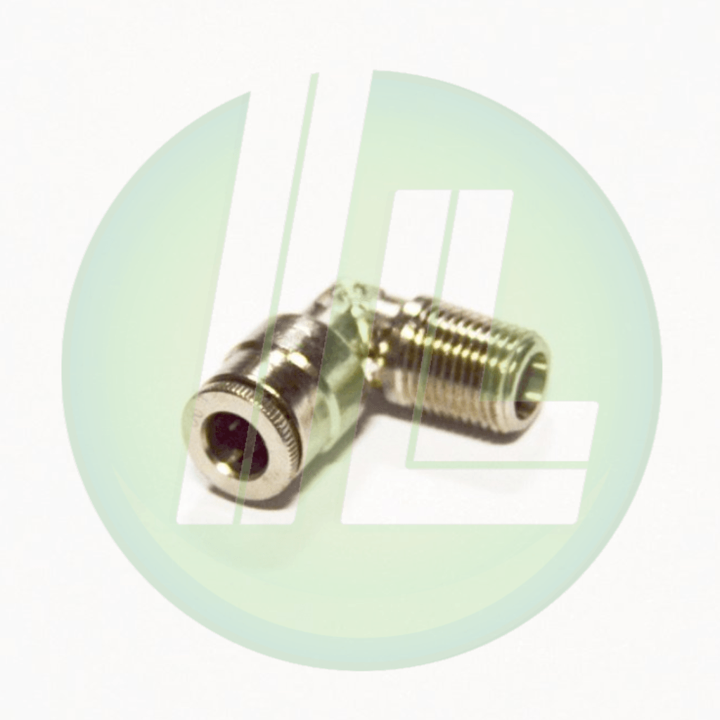 Lincoln Industrial 244048 Quicklub 1/4" Tube x 1/8" NPT Male 90°Elbow ...