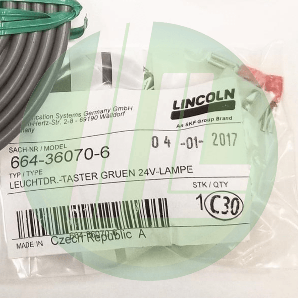 Lincoln Industrial 241484 Quicklub 24 VDC Manual Reset Switch for QLS ...