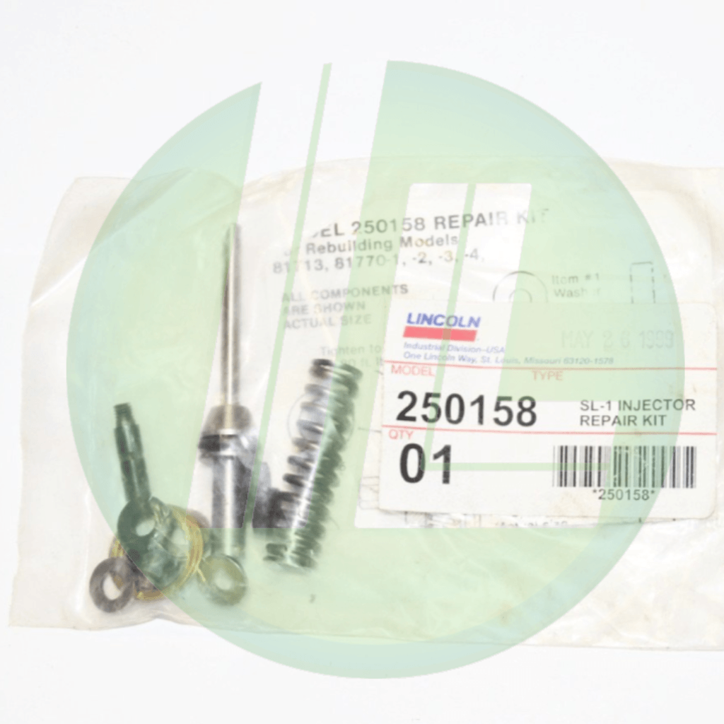 Lincoln Industrial 250158 Repair Kit for SL-1 Series Injectors ...